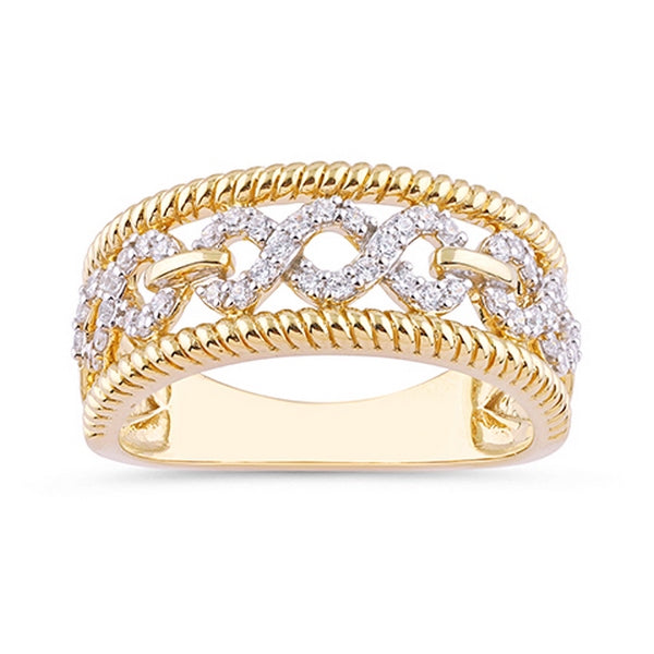 10K 0.30CT D-BAND LDS RDS PRONG SETTING – Radiance Diamonds